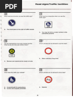NTSA Driving Test Q&A Guide | PDF | Traffic | Traffic Light