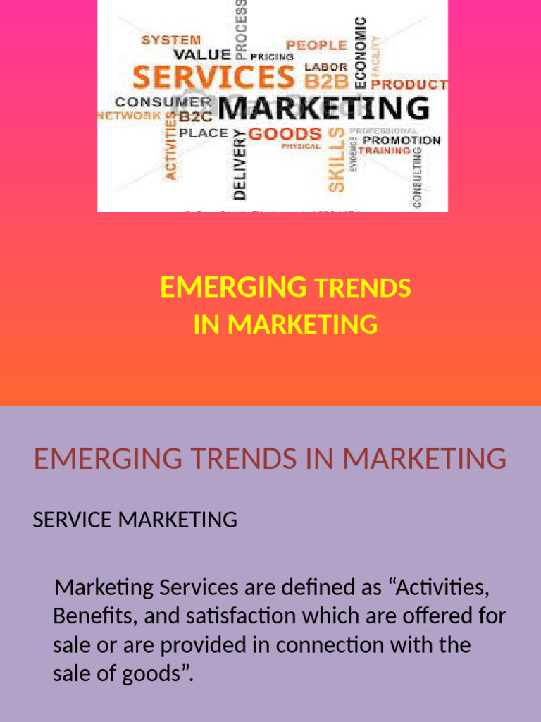 Emerging Trends in Marketing[1] | PDF | Online Advertising | Social Media