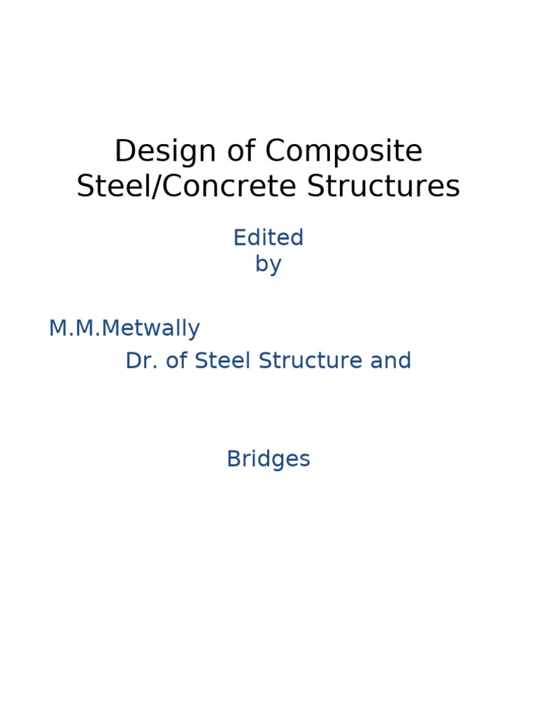 3 - Design of Composite Steel | PDF | Beam (Structure) | Concrete