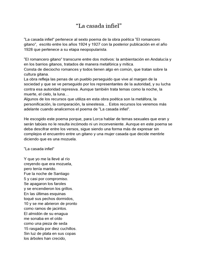 La Casada Infiel Pdf