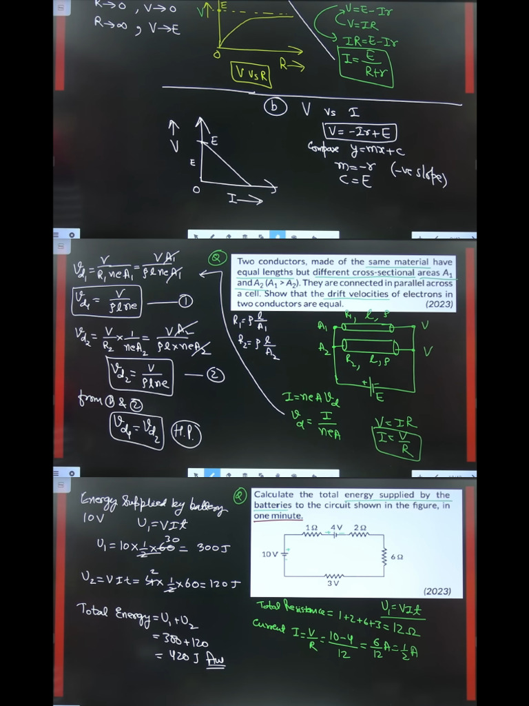 Current Electricity Pyq | PDF