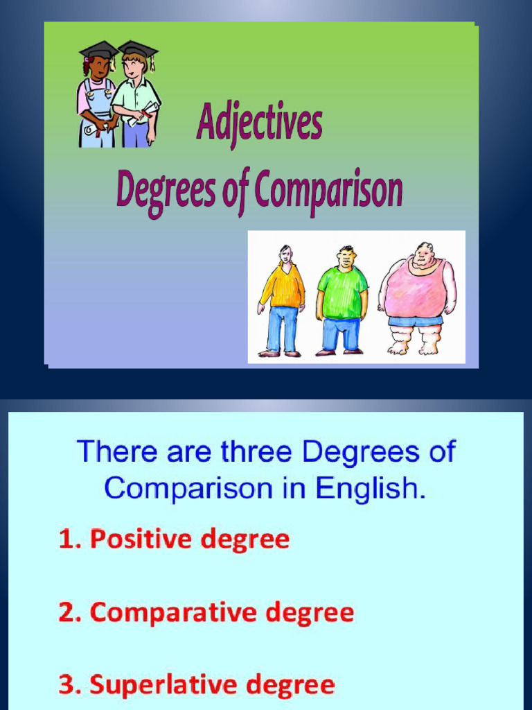 Degree of Comparison | PDF