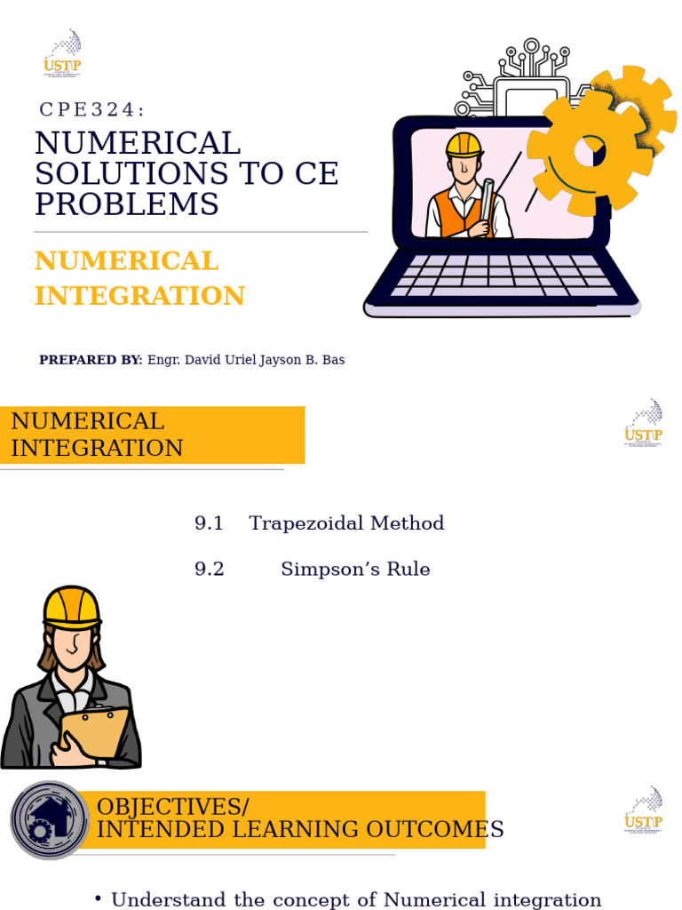 CE324-Module-9-10-Numerical-Integration | PDF | Numerical Analysis | Integral