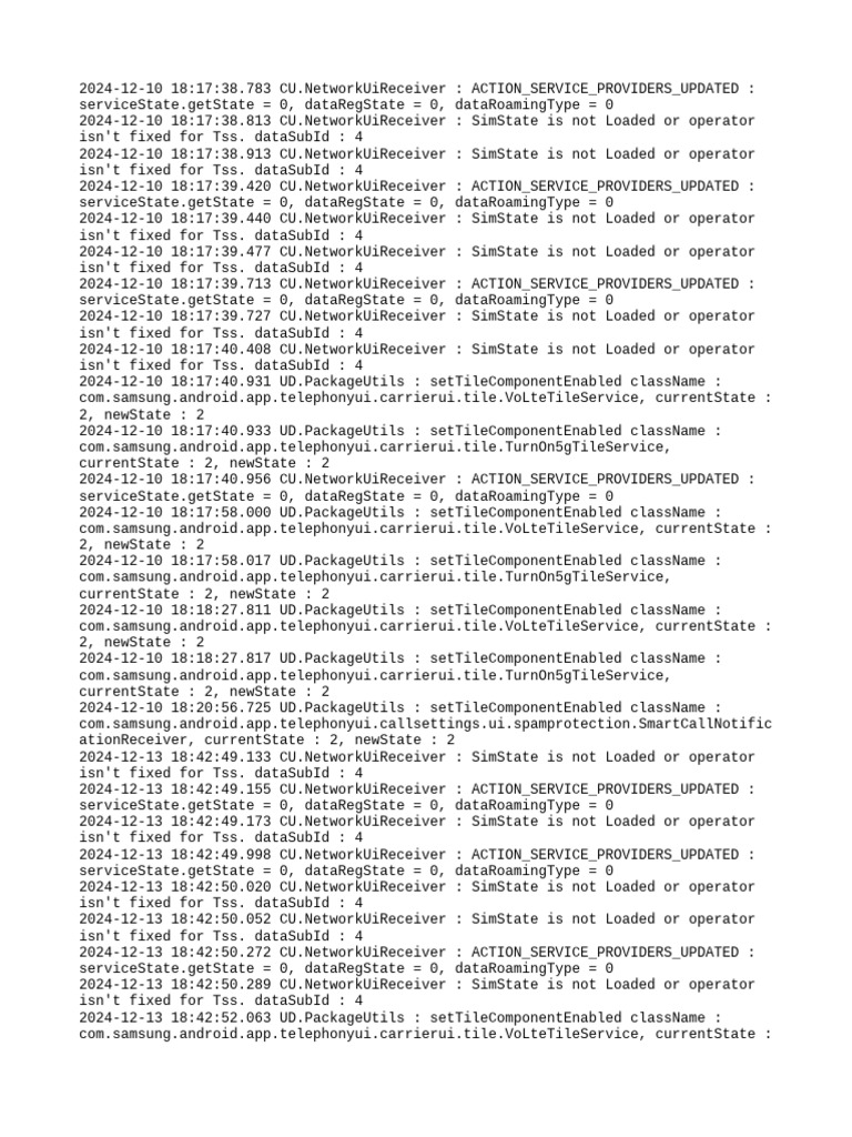 Network Debug Log Analysis | PDF