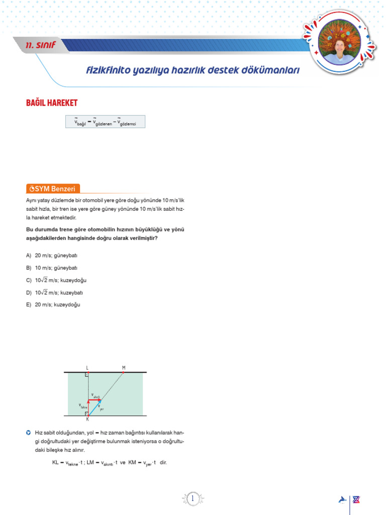 11.sinif Fizik 1.donem 2.yazili Genel Tekrar Konu Anlatimi | PDF