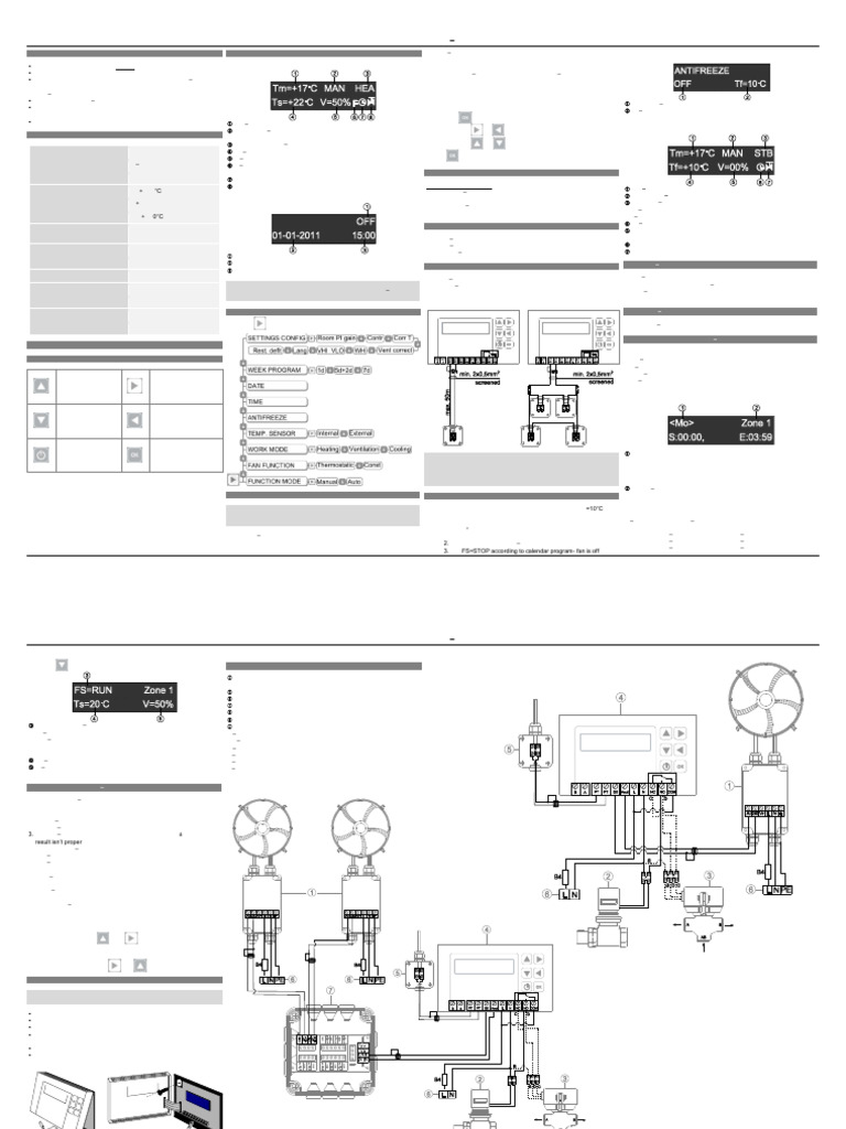 Flowair VNT LCD Manual en | PDF | Temperature | Manufactured Goods