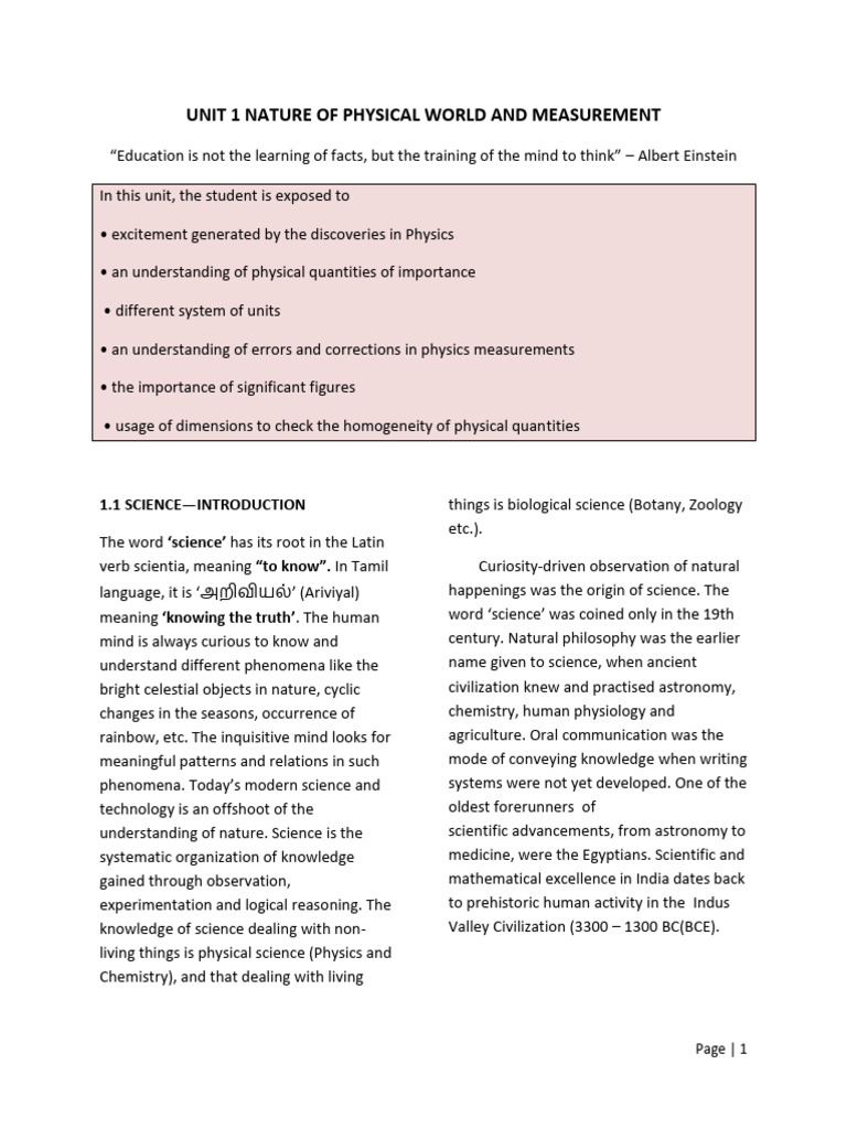 Understanding Physical World Measurements | PDF | Physics ...