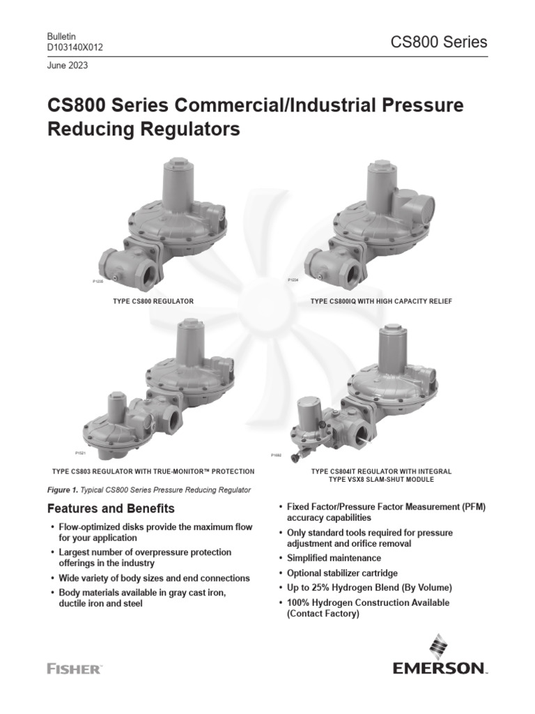 Fisher Cs800 | PDF | Valve | Mechanical Engineering