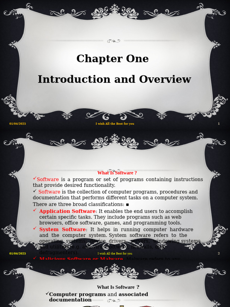 Chapter One (3) | PDF | Software | Software Quality