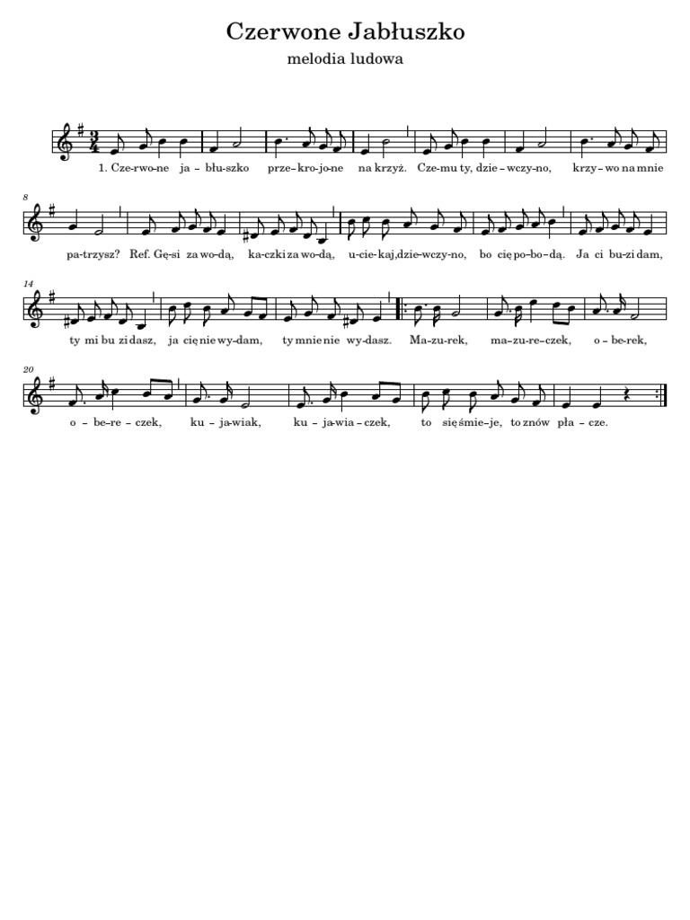 Czerwone Jabluszko | PDF