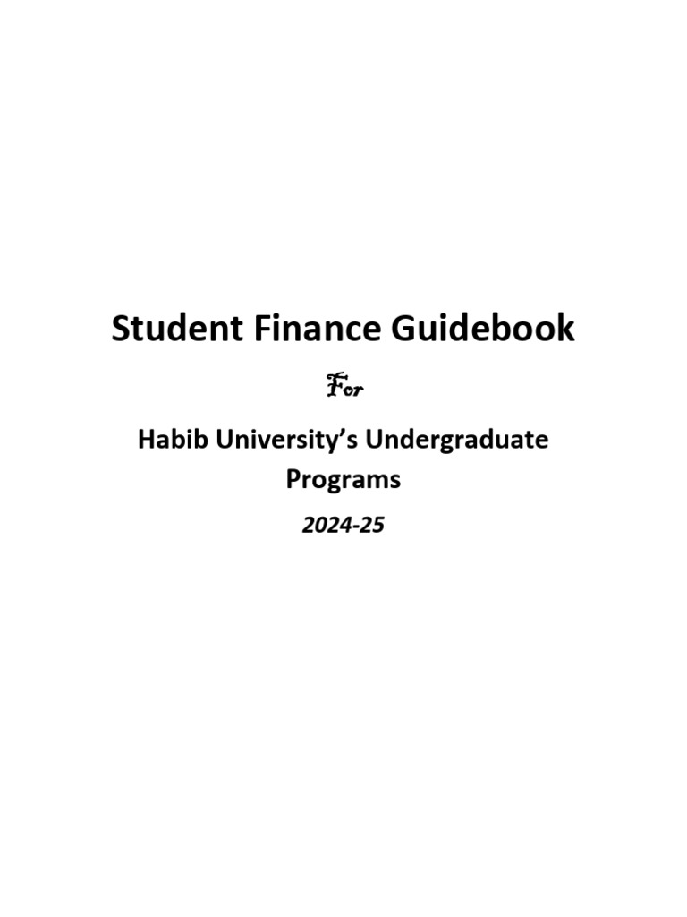 Finance Guidebook Edited Version 16 9 2024 | PDF | Student Financial ...