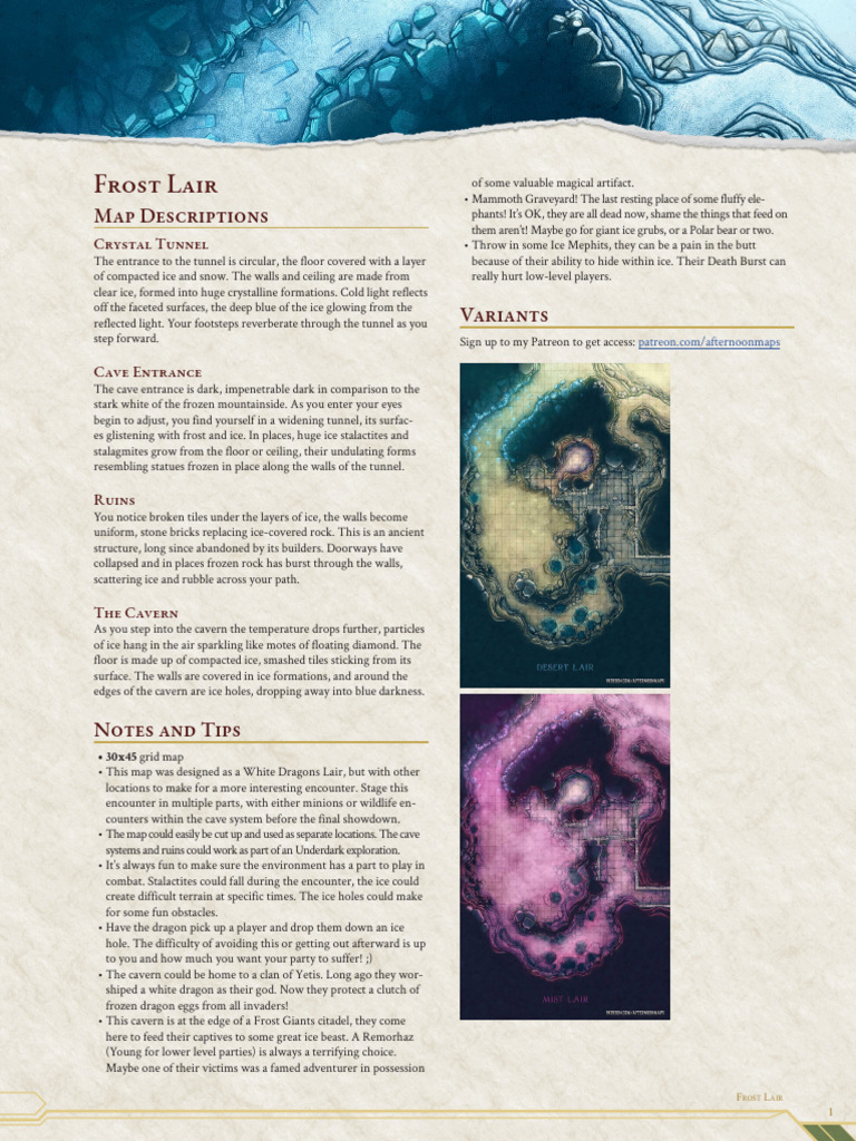 Frost Lair | PDF | Ice | Frost