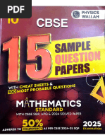 PW (Physics Wallah) CBSE Class 10 Competency Based Question Bank 1500+ Competitive Real Life ...
