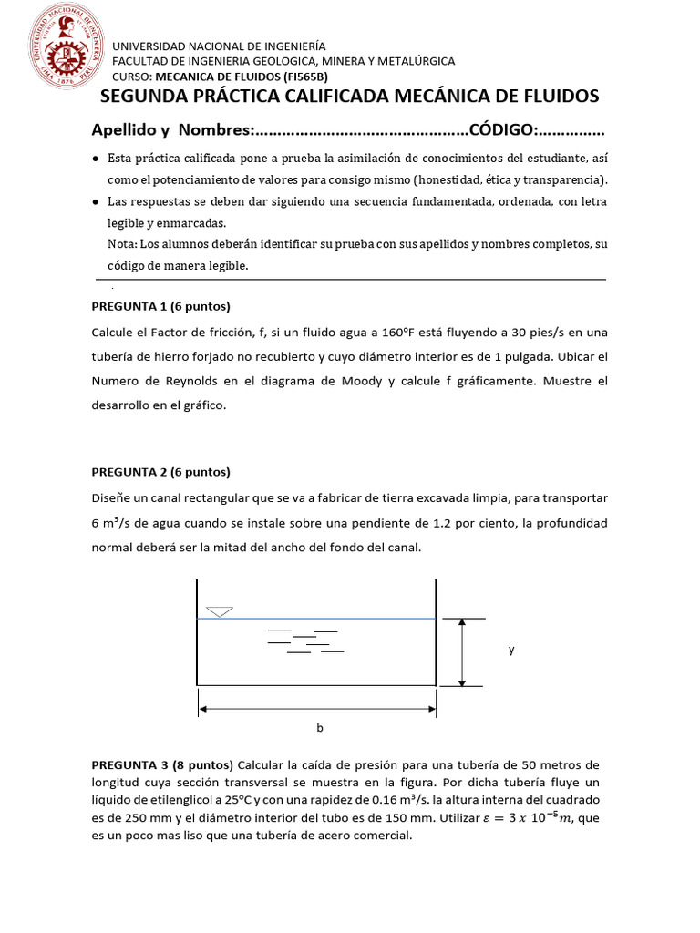 Segunda Práctica Calificada 2024-2 | PDF