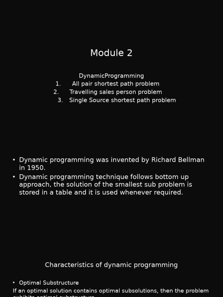 Dynamic Programming | PDF | Dynamic Programming | Mathematical Optimization Dynamic Programming | PDF | Dynamic Programming | Mathematical Optimization