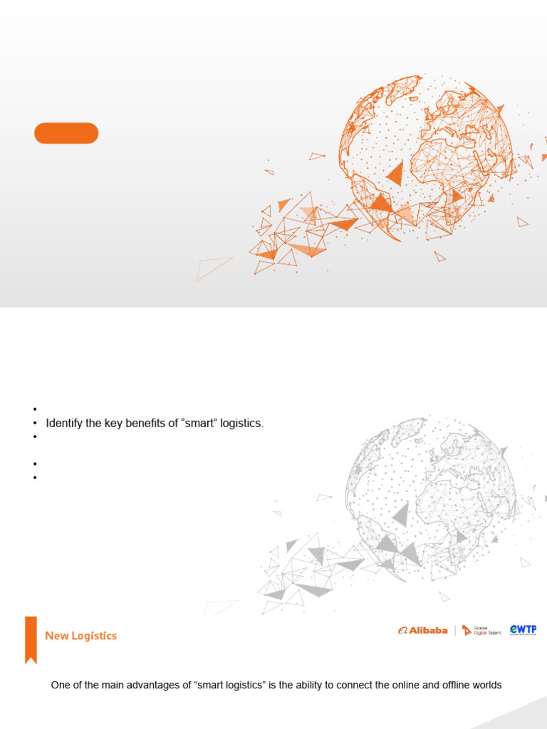 DT Topic 6 - Smart Logistics - v2 | PDF | Logistics | E Commerce
