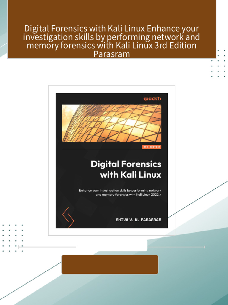 Digital Forensics with Kali Linux Enhance your investigation skills by ...