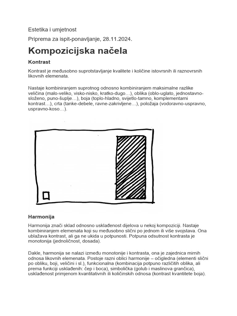 Kompozicijska Načela | PDF