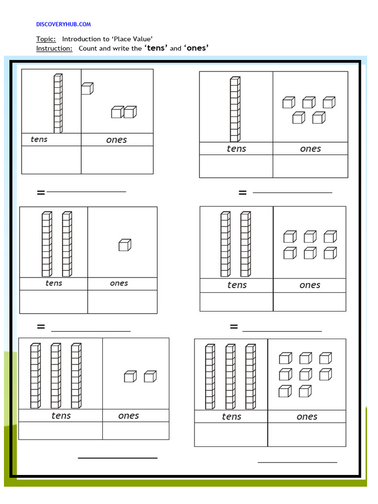 Understanding Place Value: Tens and Ones | PDF