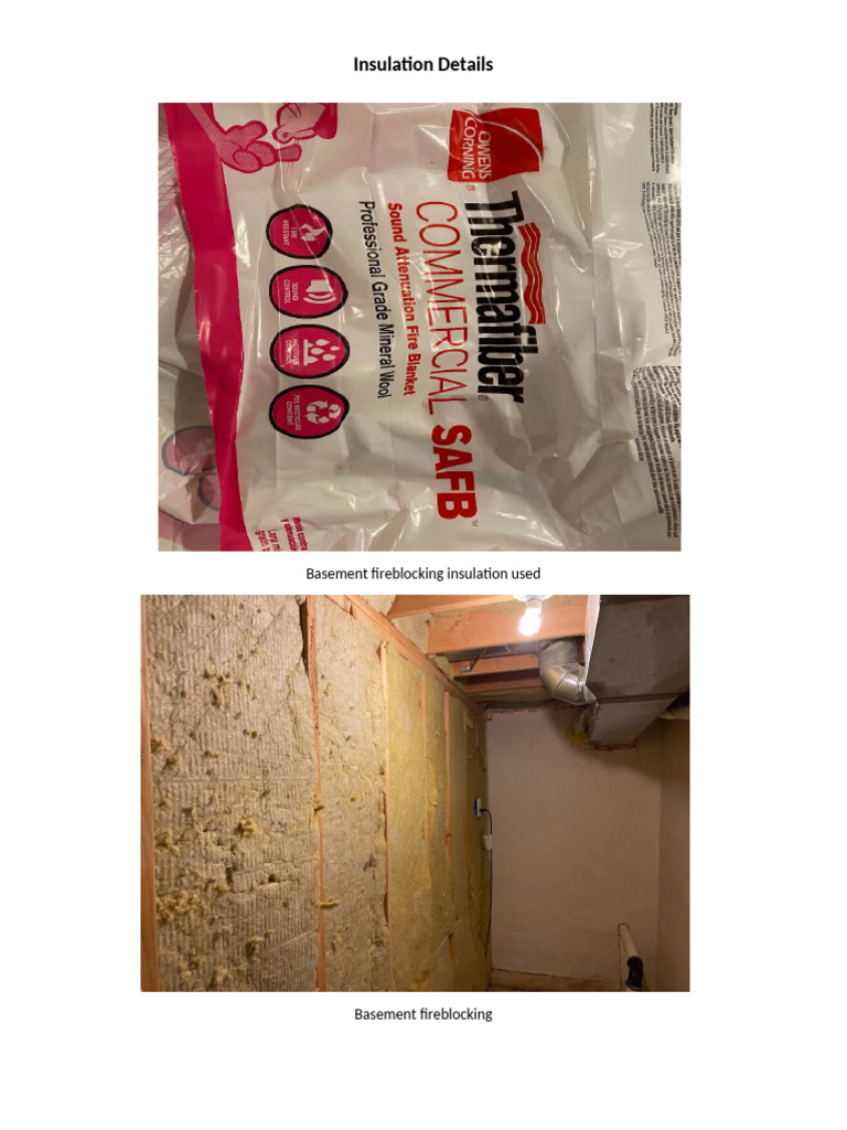 Insulation details word | PDF