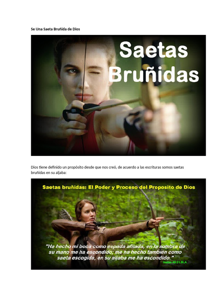 Se Una Saeta Bruñida de Dios | PDF | David | Saulo