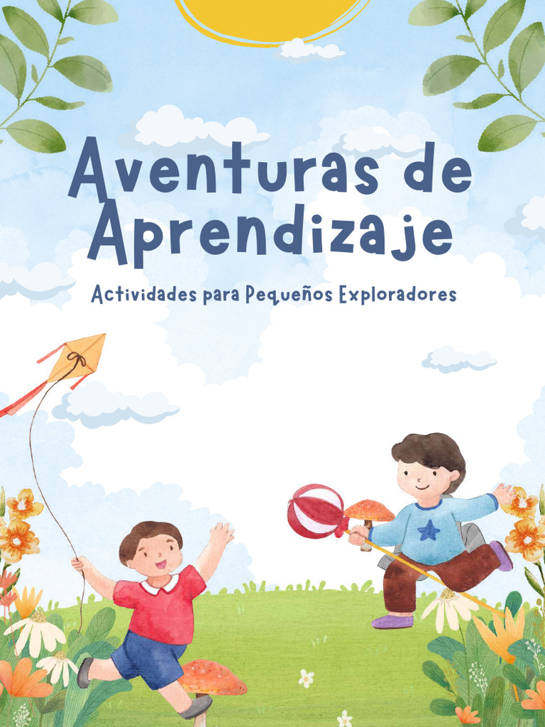 Aventuras de Aprendizaje Actividades para Pequeños Exploradores - Compressed (1) - Compressed | PDF