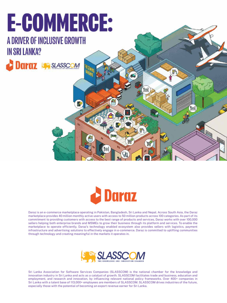 Daraz SLASSCOM Ecommerce Report 2023 - Download | PDF | E Commerce | Globalization