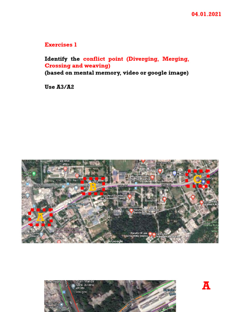 Identify the conflict point | PDF