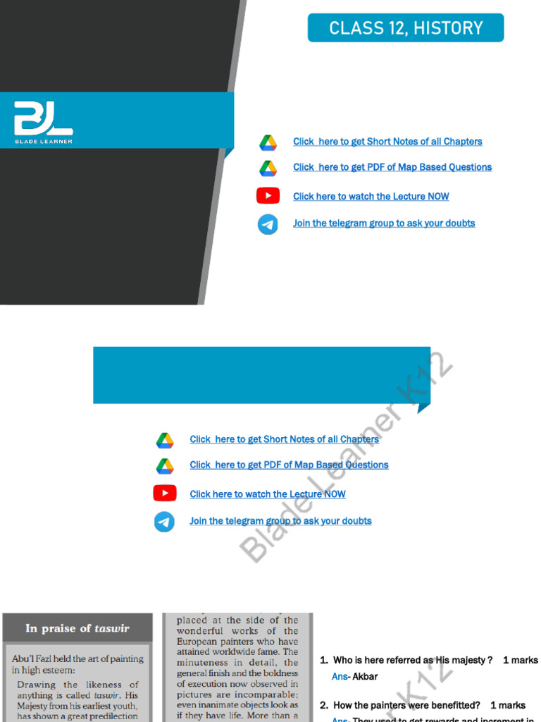 Class 12 History Source-Based Questions | PDF | Mahatma Gandhi | Indian ...
