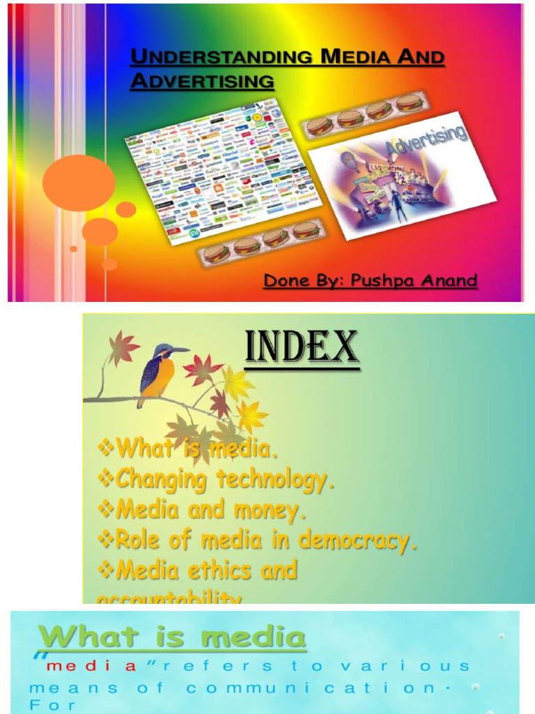 Chapter 6 Understanding Media | PDF