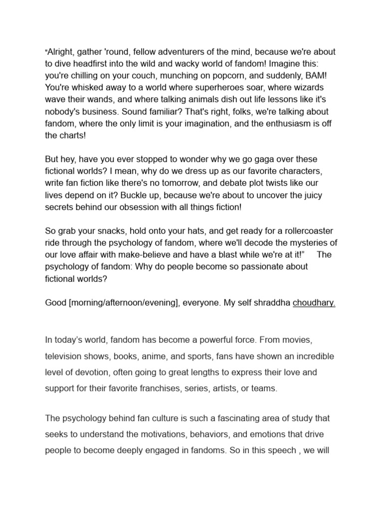 The Psychology of Fandom - Why Do People Become So Passionate About ...