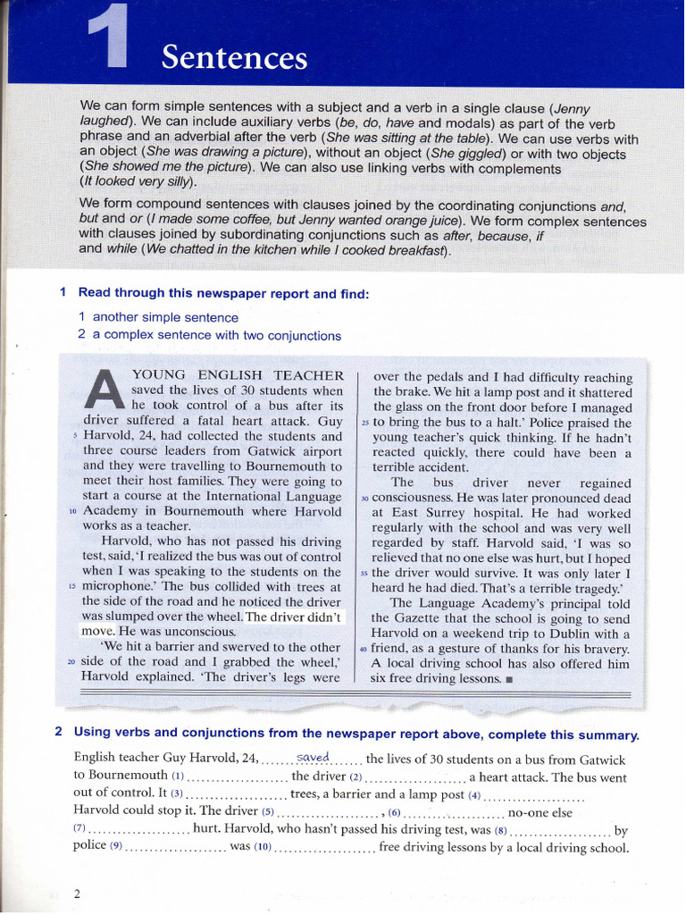 Sentence Types George Yule - Oxford Practice Grammar Advanced - With ...