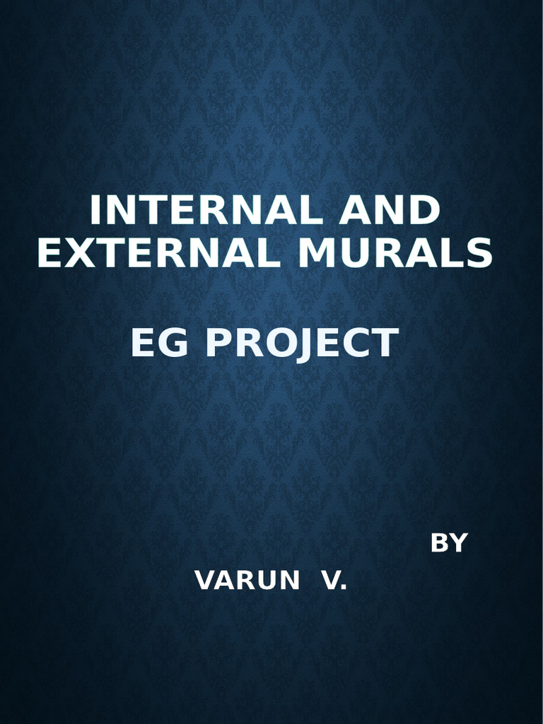 Internal and External Murals | PDF