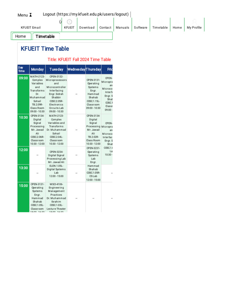 My KFUEIT _ Dashboard (2) | PDF