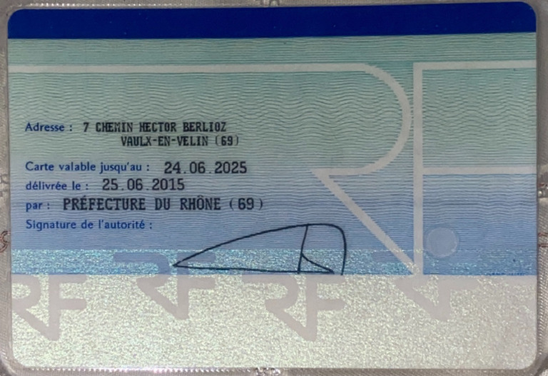 Carte D'identite Verso | PDF