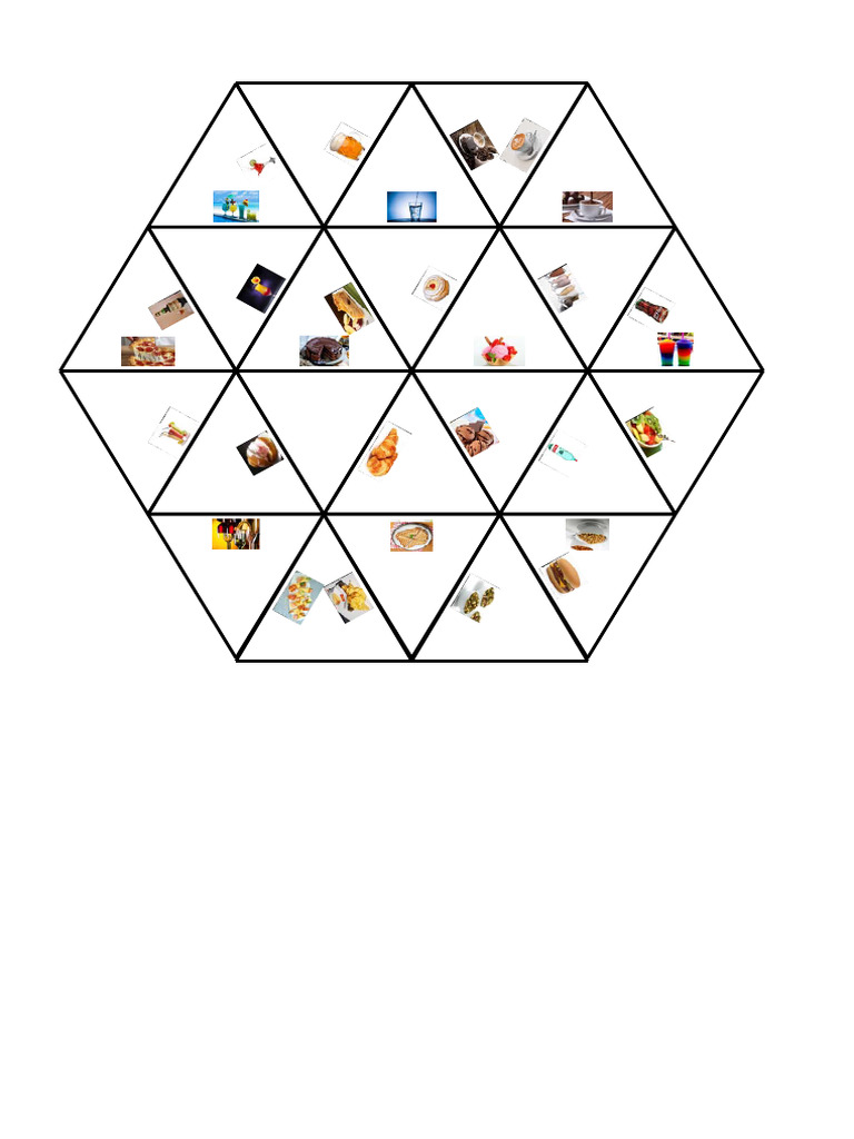 Italian Flash Cards Food Tarsia Game With Answers | PDF