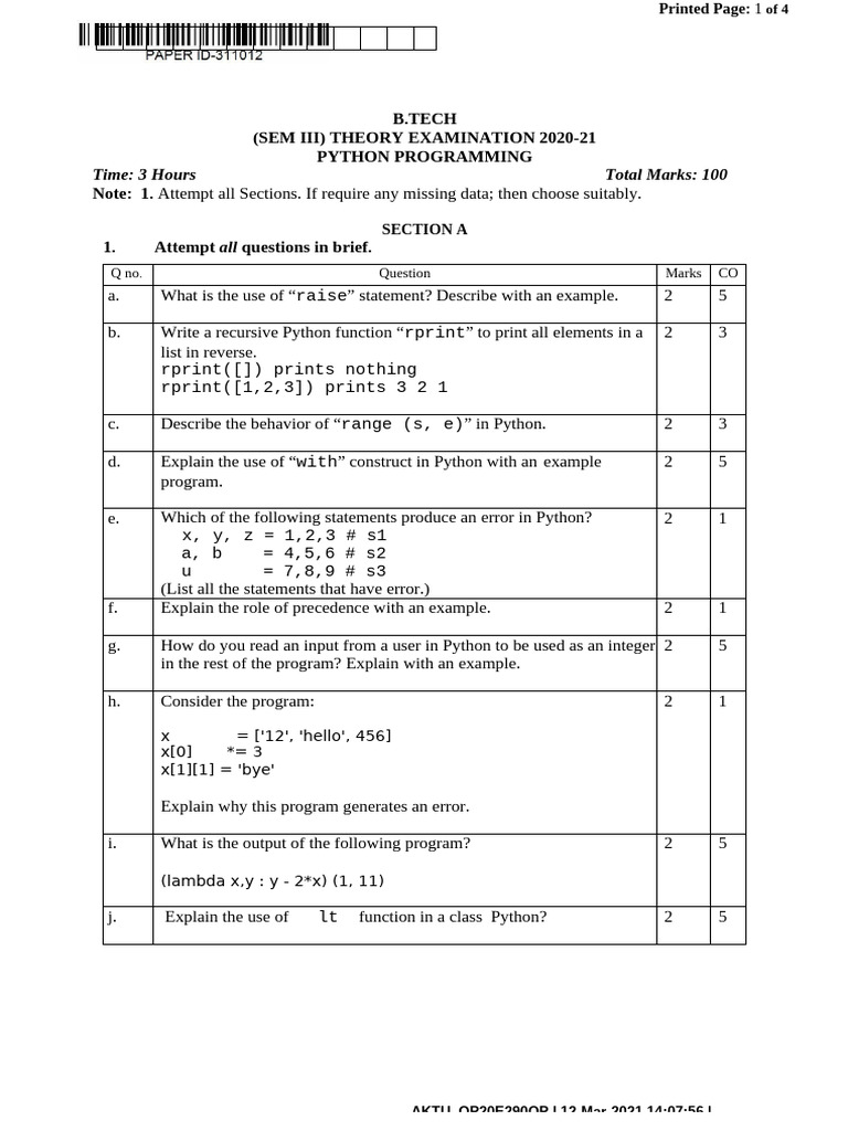 pyp2-21 | PDF | Python (Programming Language) | Function (Mathematics)