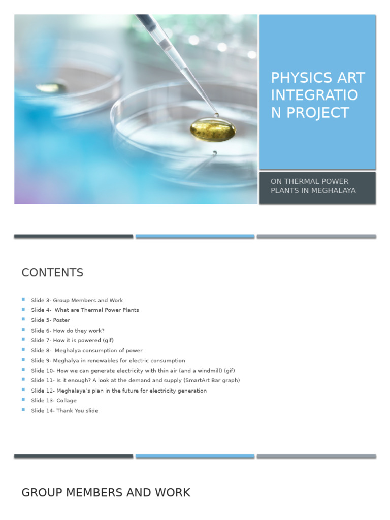 Physics Art Integration Project 2021 | PDF | Power Station | Electricity Generation