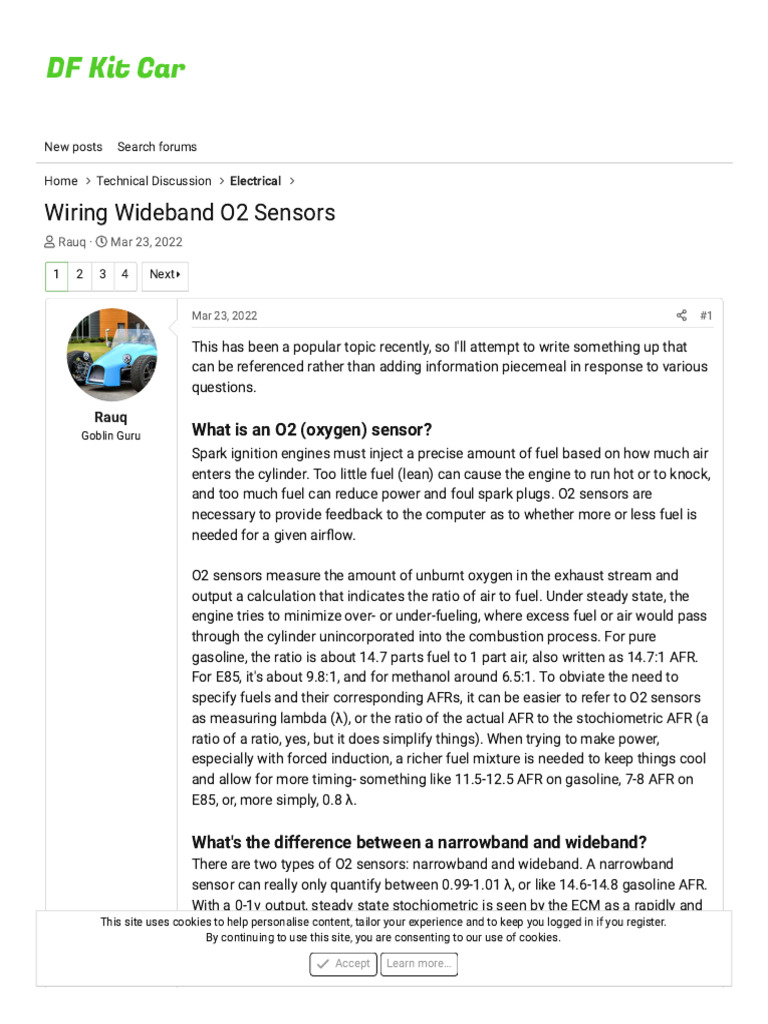 Wiring Wideband O2 Sensors _ DF Kit Car Forum | PDF | Vehicle ...