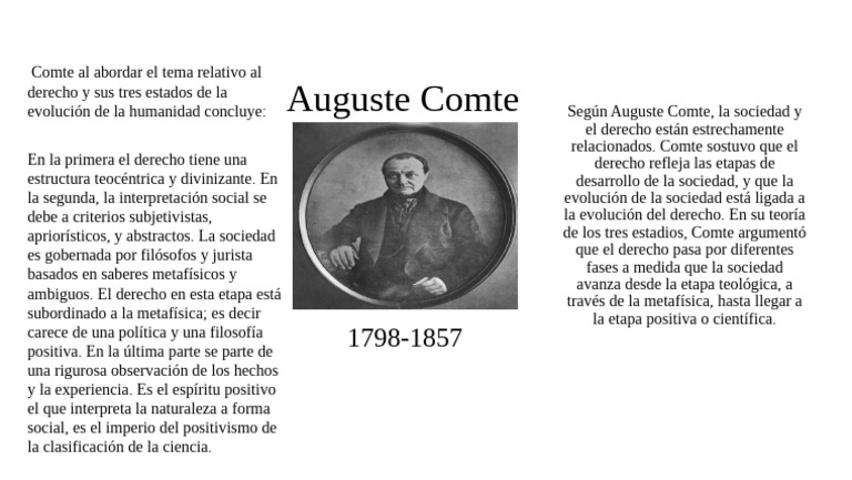 Auguste Comte | PDF