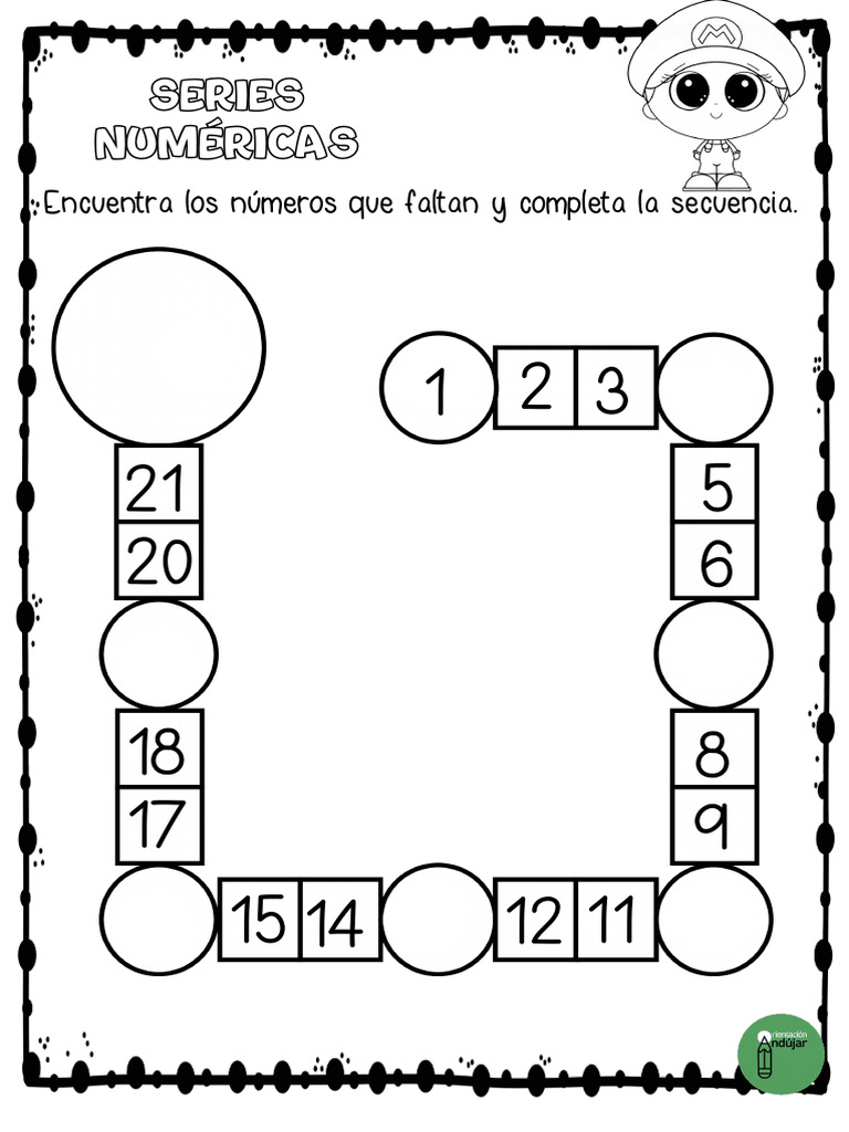 Series Numericas Sencilas para Primer Ciclo de Primaria | PDF