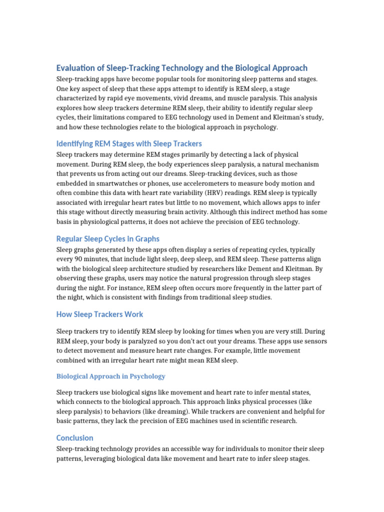 Evaluation 20of 20sleep Pdf Sleep Rapid Eye Movement Sleep