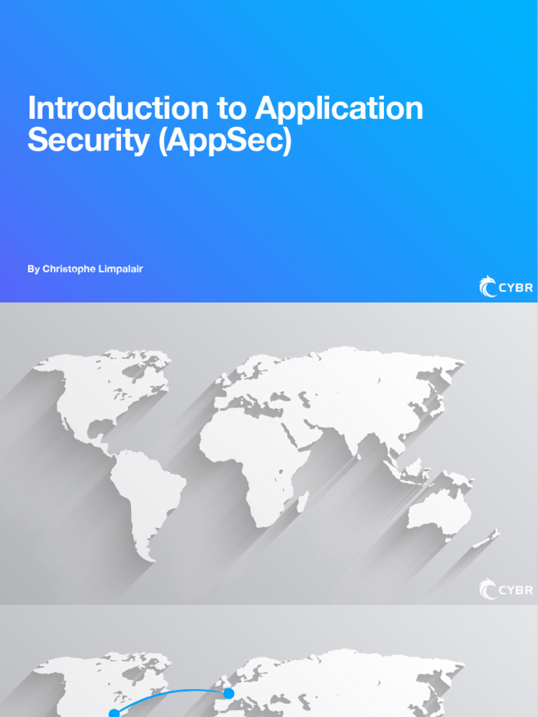 Introduction To Appsec Combined Keynote Pdf Pdf Security Computer