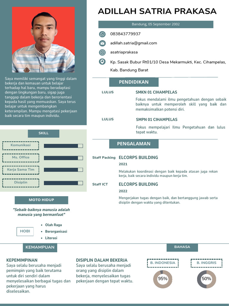 Adillah Satria Prakasa - CV | PDF