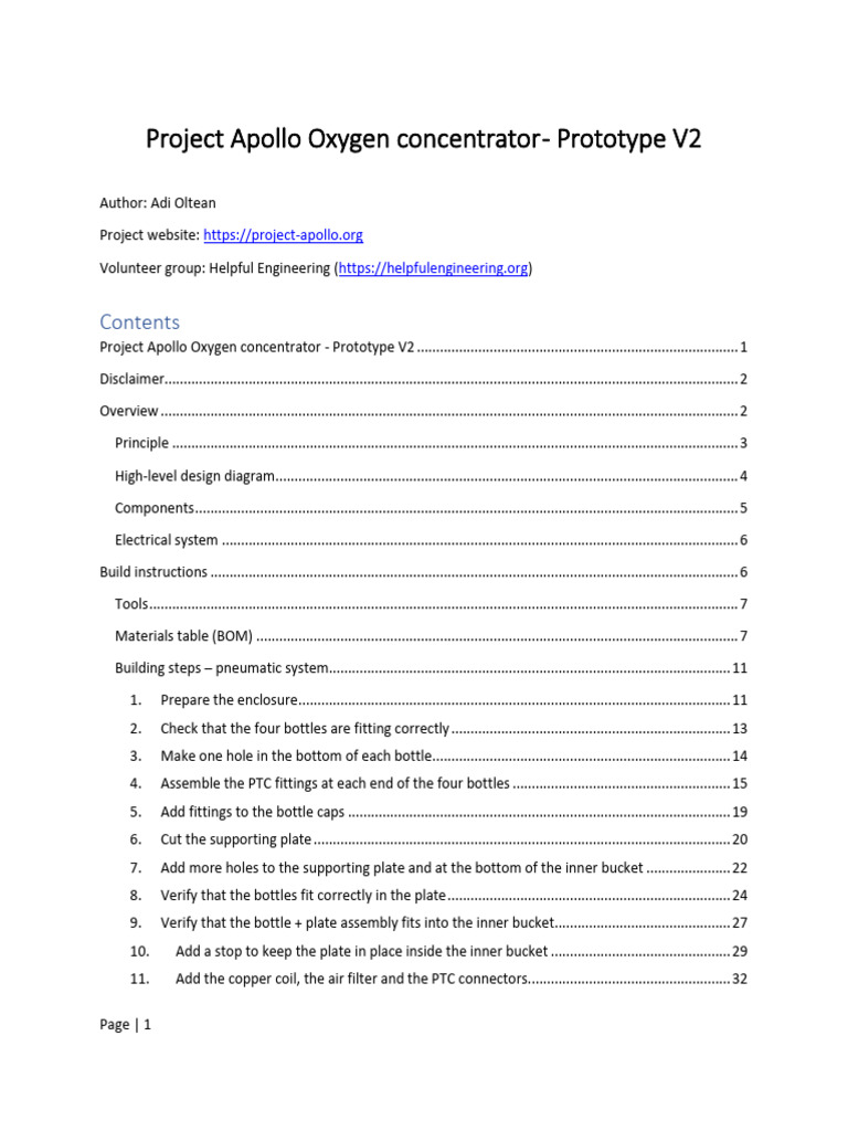 Building Instructions - Prototype v2 | PDF | Pipe (Fluid Conveyance ...