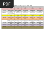 Kindergarten Daily Schedule Guide | PDF