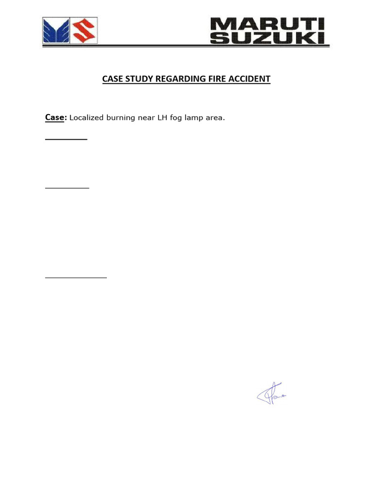 Case Study- Fire | PDF