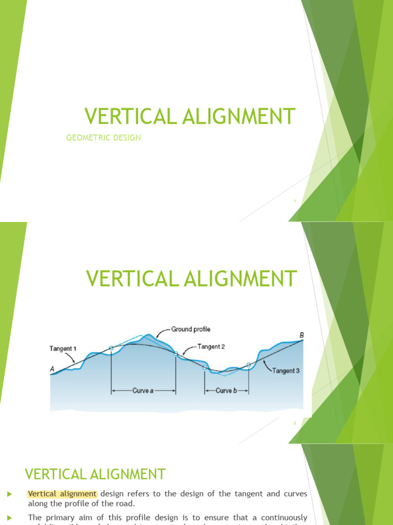 Lecture 6 - Vertical Alignment | PDF | Traffic | Intersection (Road)