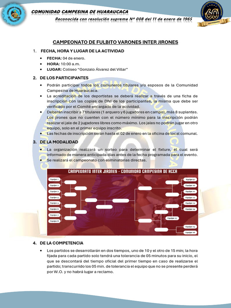Base - Fulbito Varones | PDF | Árbitro | Deportes