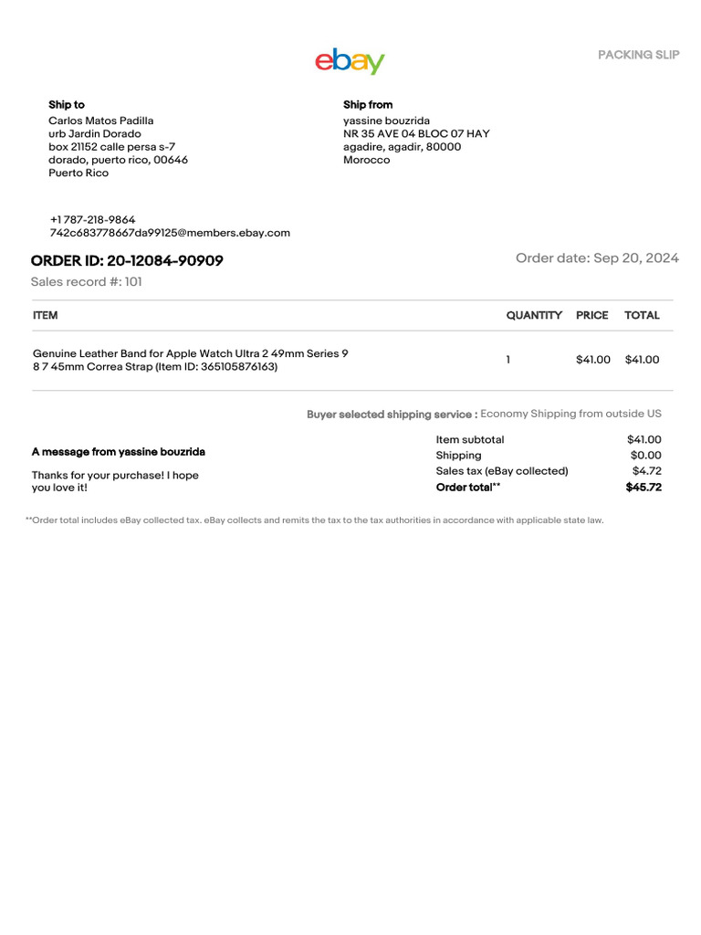 Ebay Documents | PDF